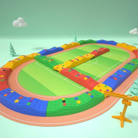 DFGDD B. Toys Sensory Balance Beams, 4 Beams and 5 Textured Stepping ...