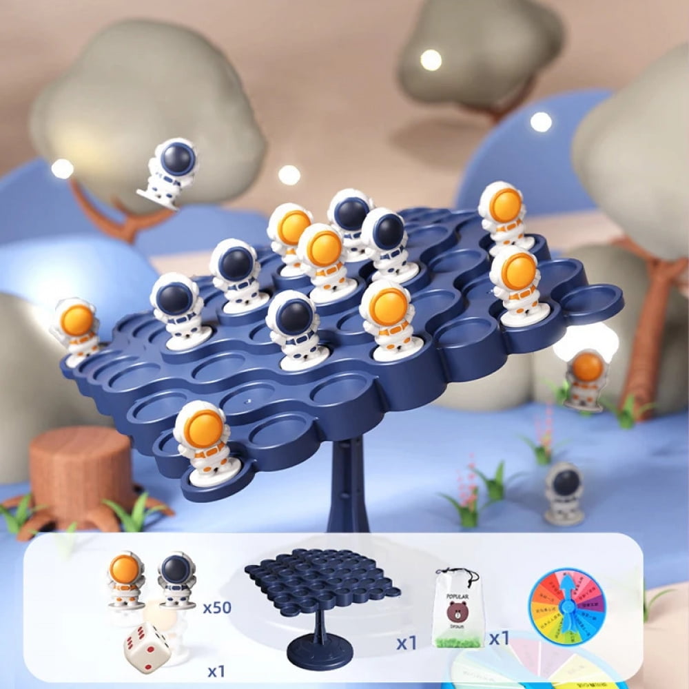 Kids Balance Tree Board Game Astronauts Frog Balance Board Tabletop ...