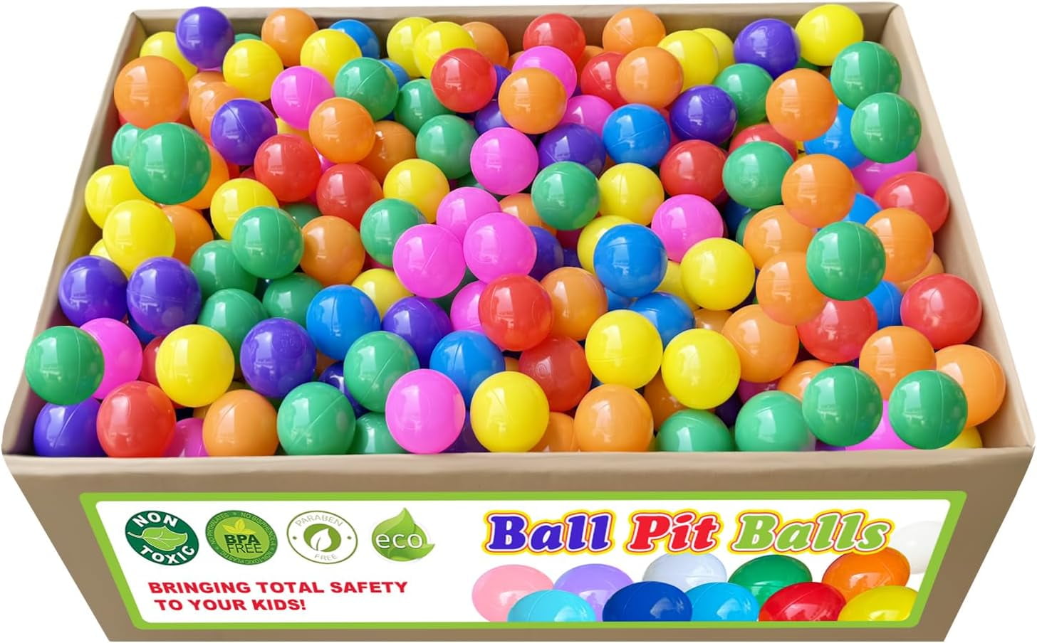 Kids Ball Pit Balls, Children Crush Proproof Plastic Balls for Ball Pit ...