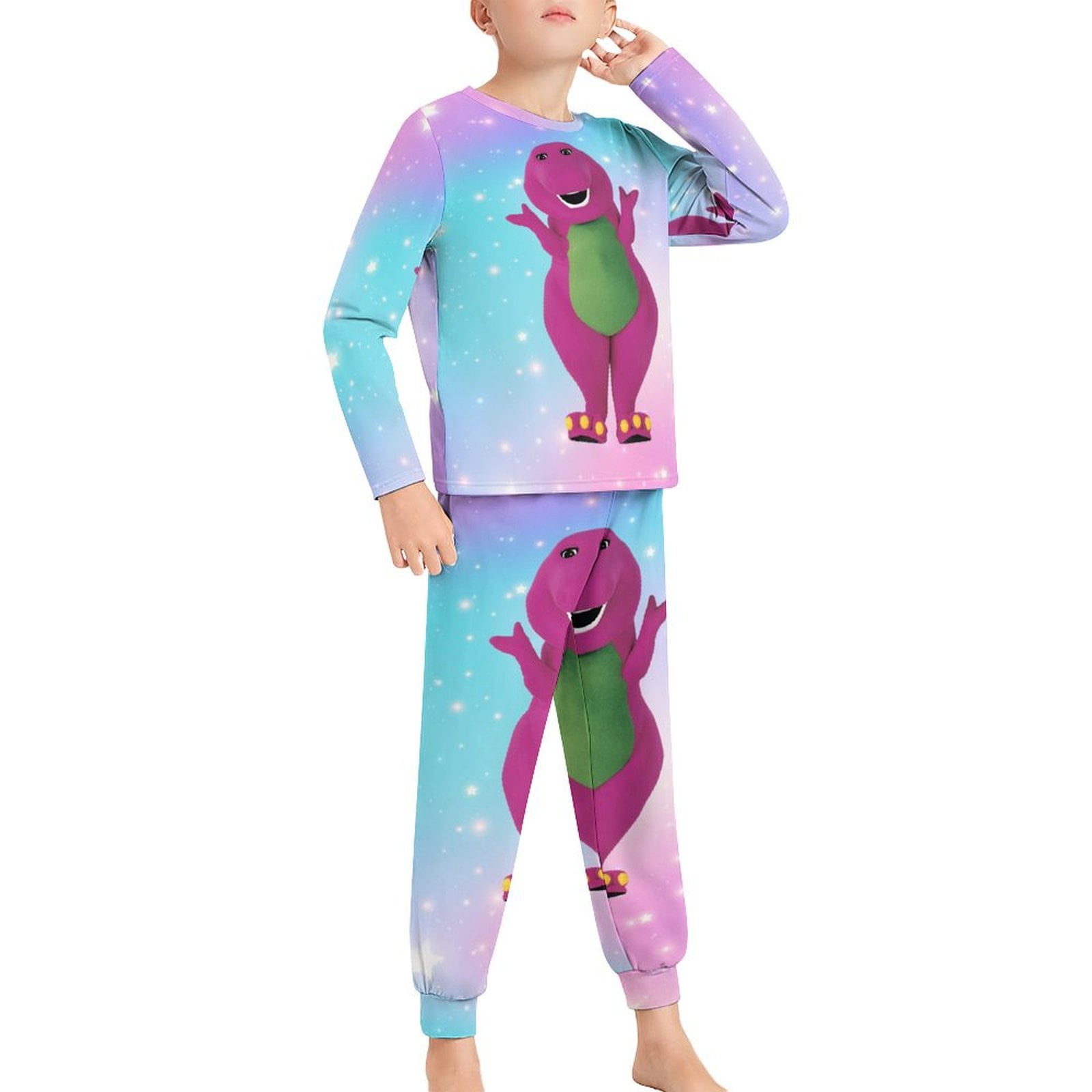 Kids Barney And Friends Pajamas 2 Pieces Pjs Kids Sleepwear Clothes ...