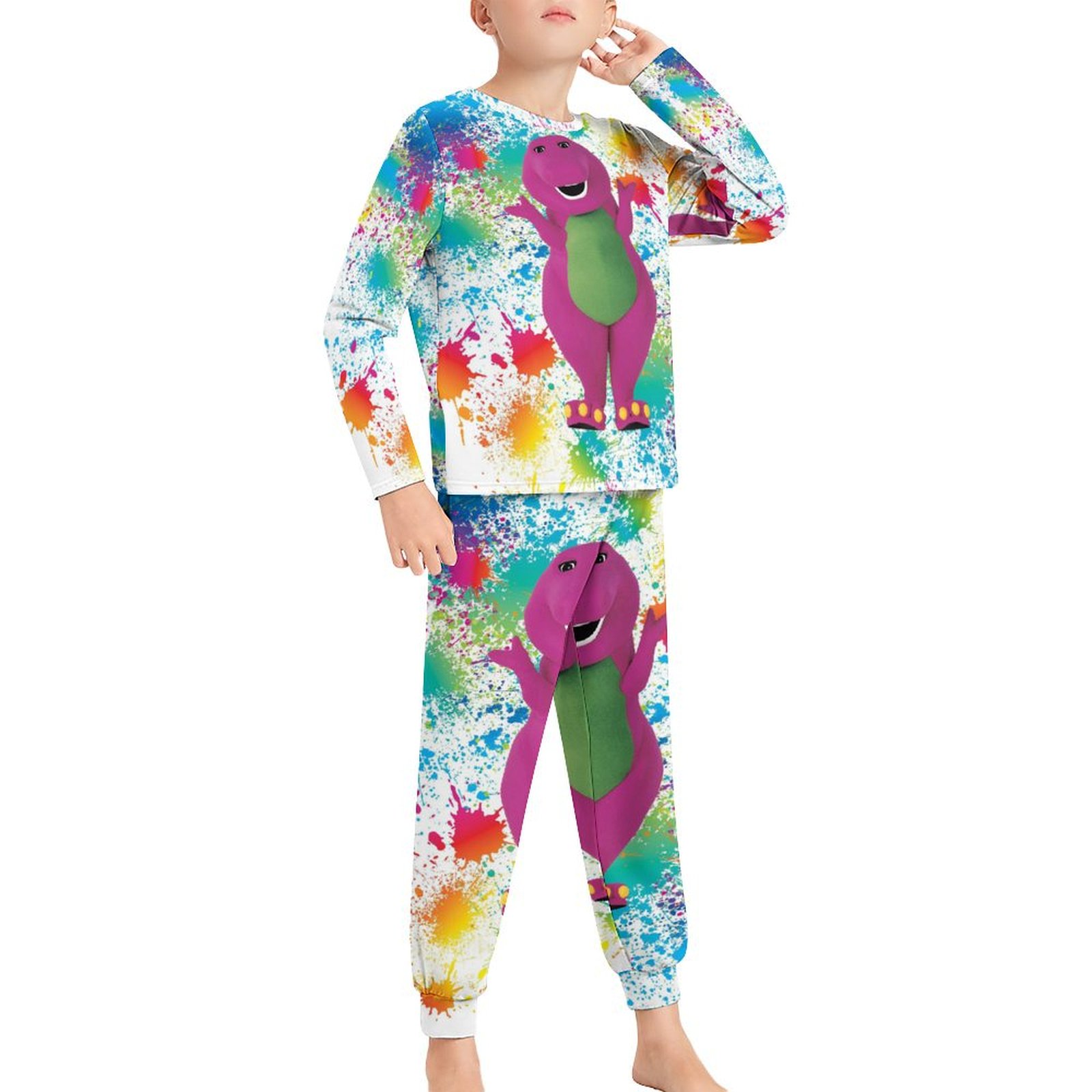 Kids Barney And Friends Pajamas 2 Pieces Pjs Kids Sleepwear Clothes ...