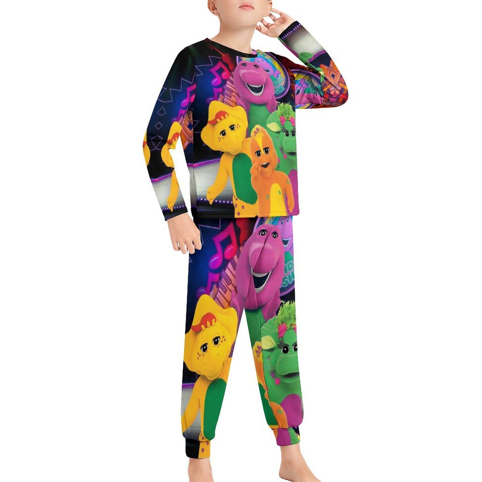 Kids Barney And Friends Pajamas 2 Pieces Pjs Kids Sleepwear Clothes ...