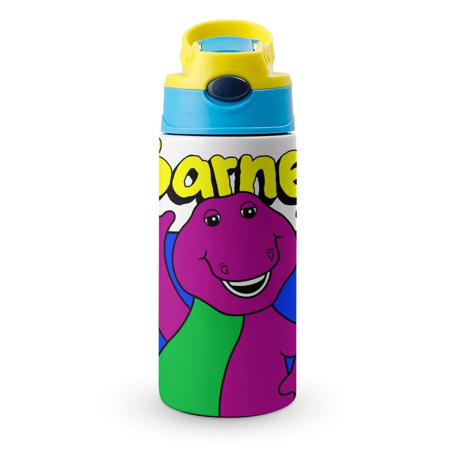 Kids Barney And Friends Water Bottle Cartoon Insulated Water Bottle ...