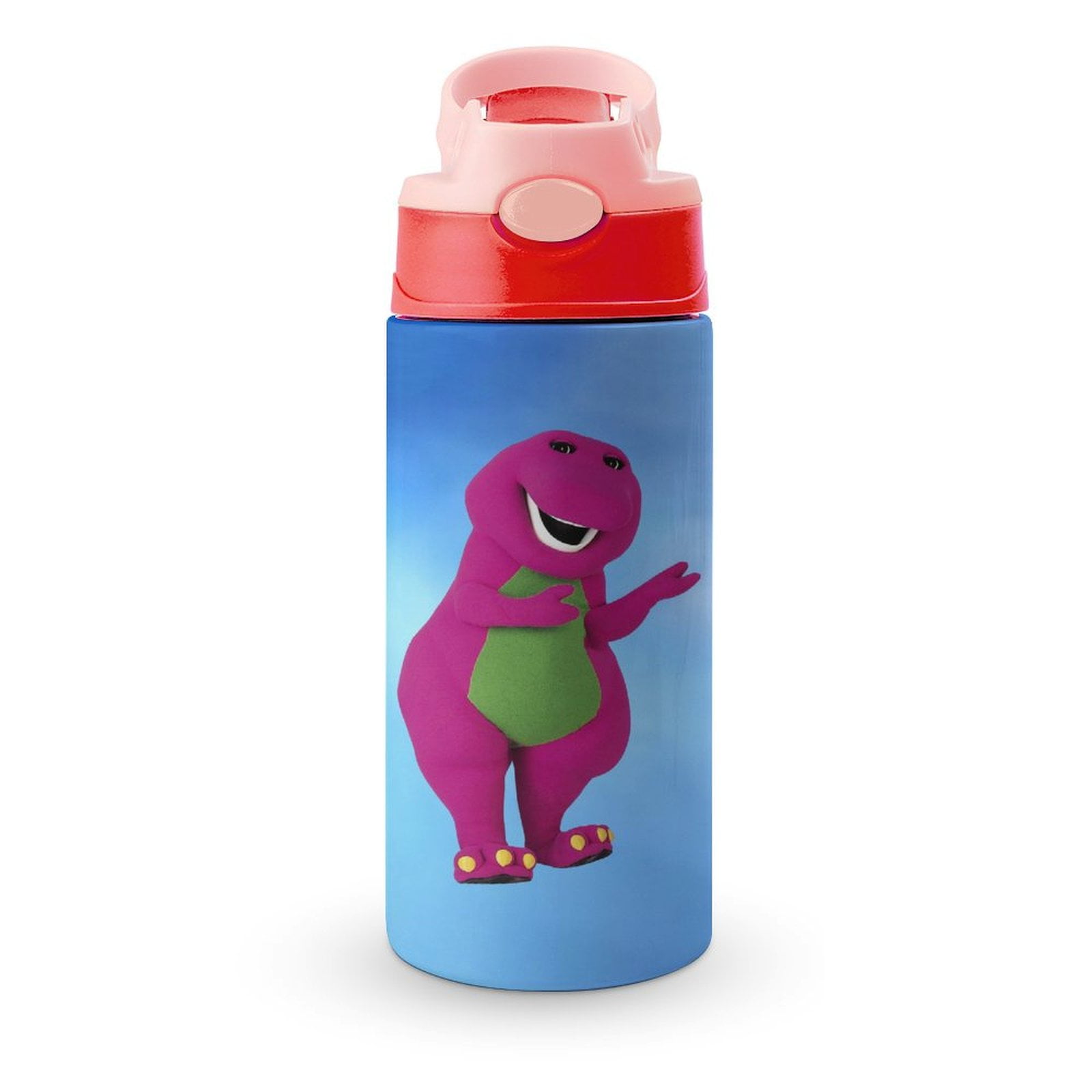 Kids Barney And Friends Water Bottle Cartoon Insulated Water Bottle ...