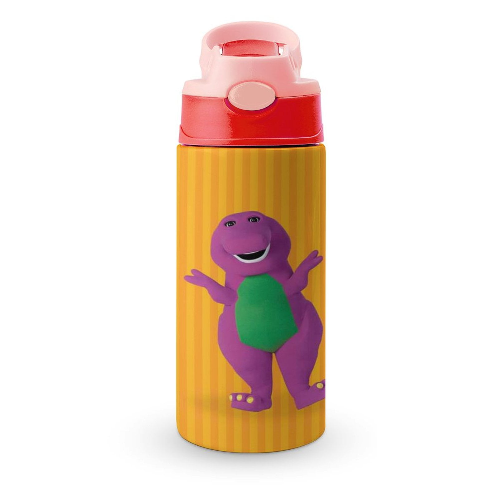 Kids Barney And Friends Water Bottle Cartoon Insulated Water Bottle ...