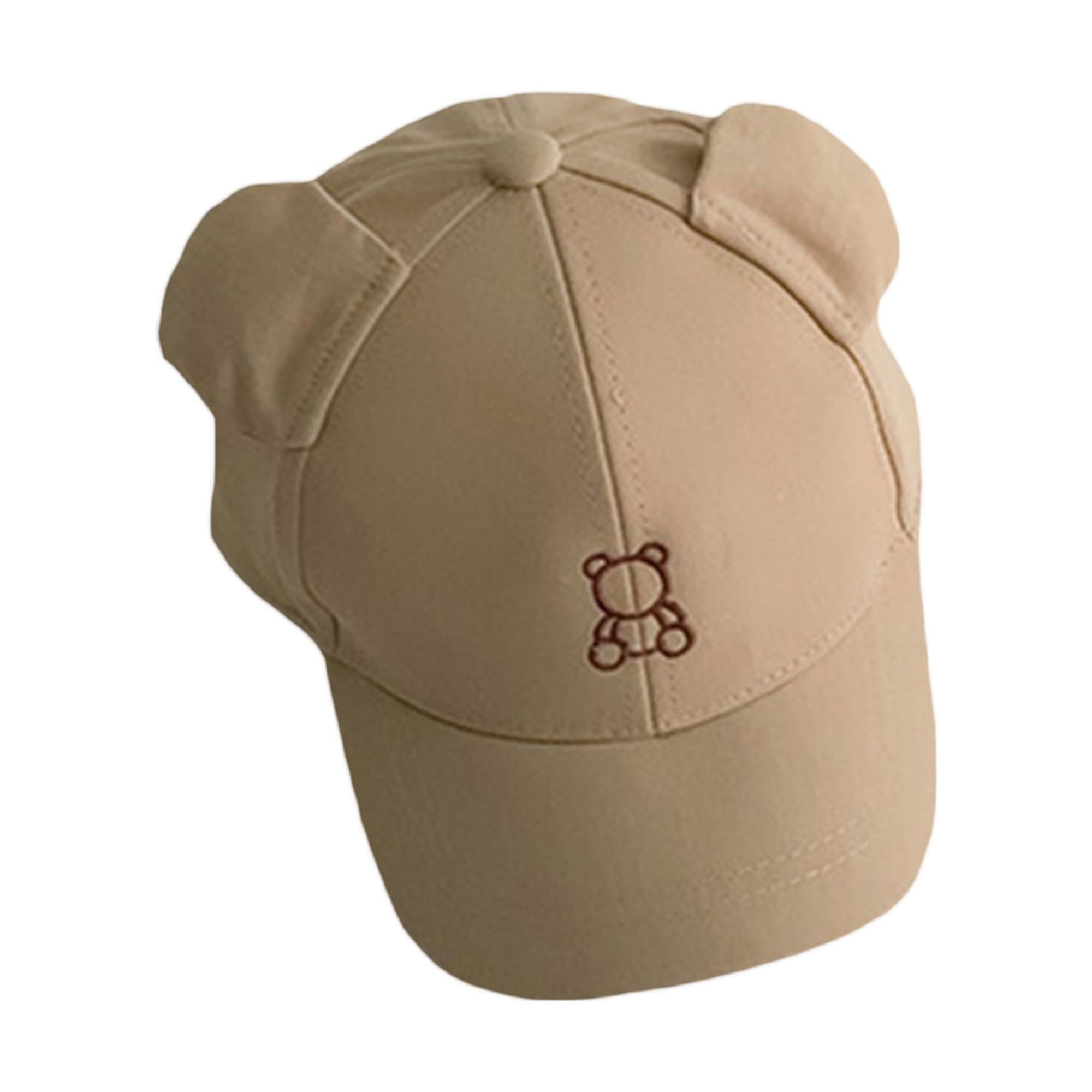 Kids Baseball Cap, Bear Ears Embroidery Wide Brim Hat for Girls Boys ...