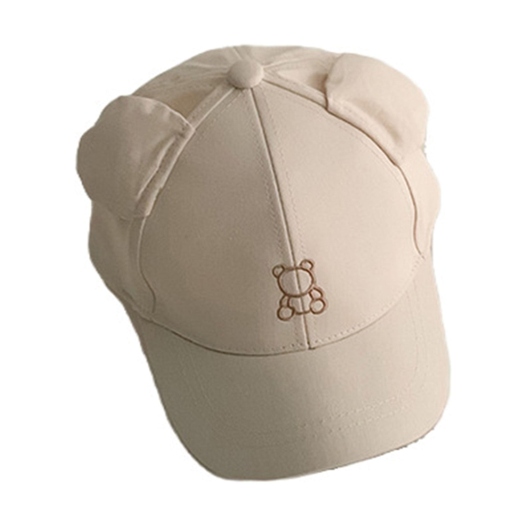 Kids Baseball Cap, Bear Ears Embroidery Wide Brim Hat for Girls Boys ...