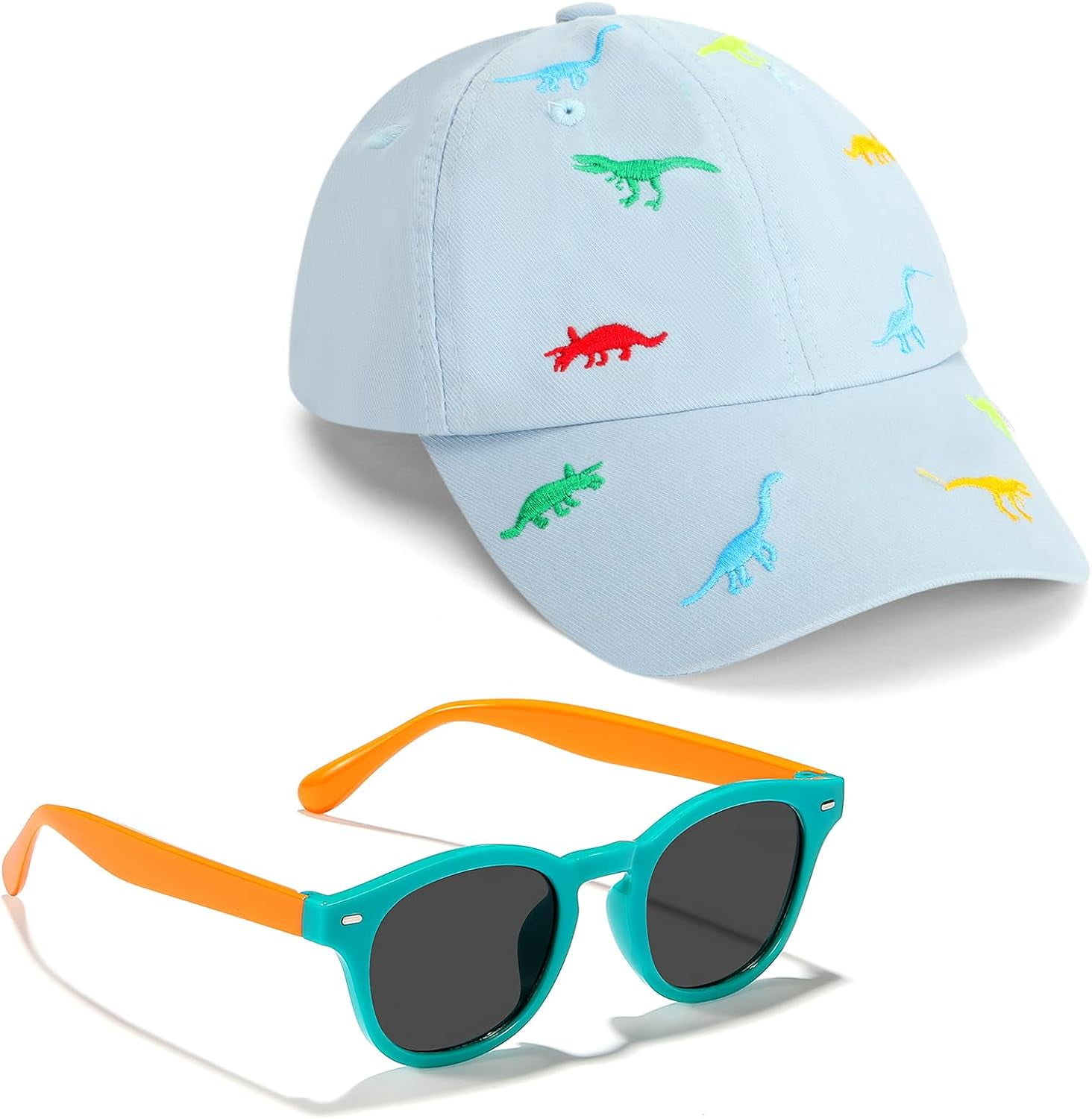Toddler Baseball Cap with Sunglasses UV Protection Outdoor Adjustable ...