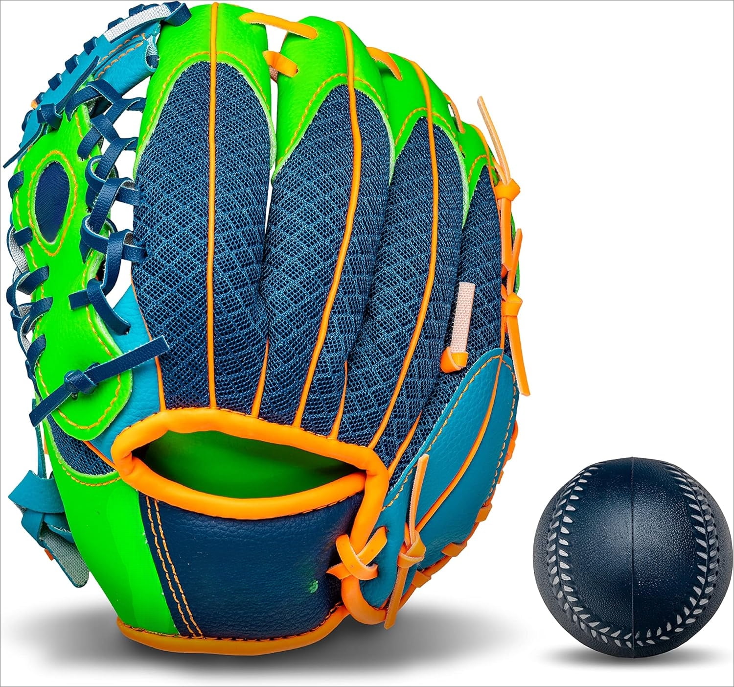 Kids Baseball Glove + Foam Ball Sets - Youth Teeball Gloves for Kids ...