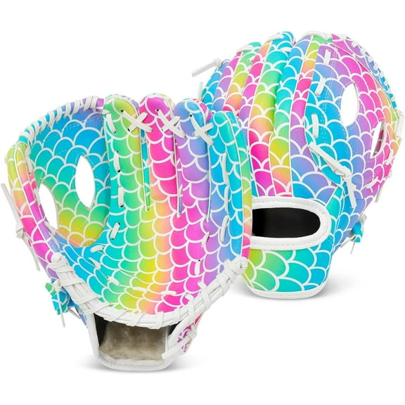 3Pcs Baseball Glove, Kadlawus Baseball Receiving Gloves, Mini Training ...