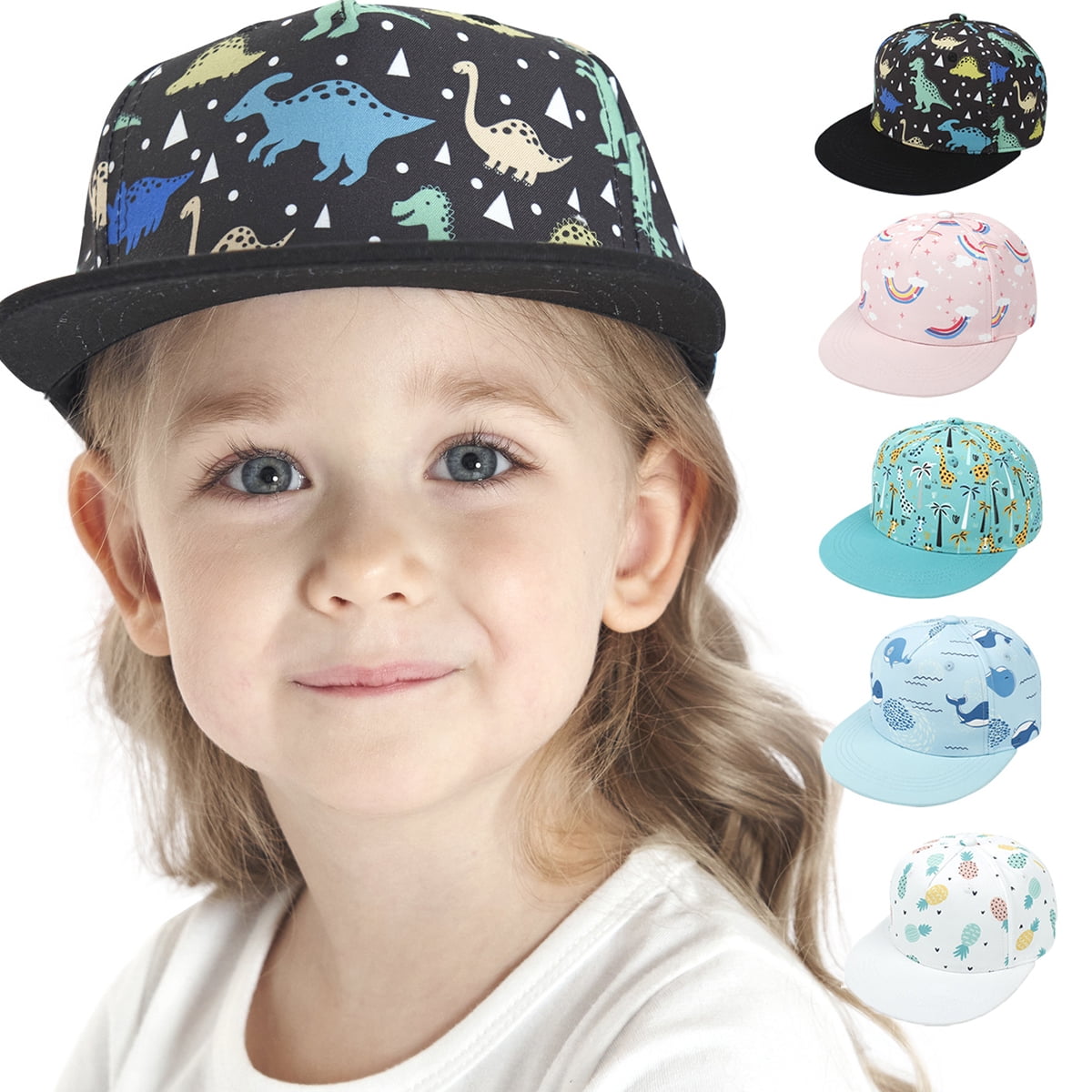 Kids Baseball Hat Caps Toddler Sun Hat Waterproof Quick-Dry Boys Girls ...