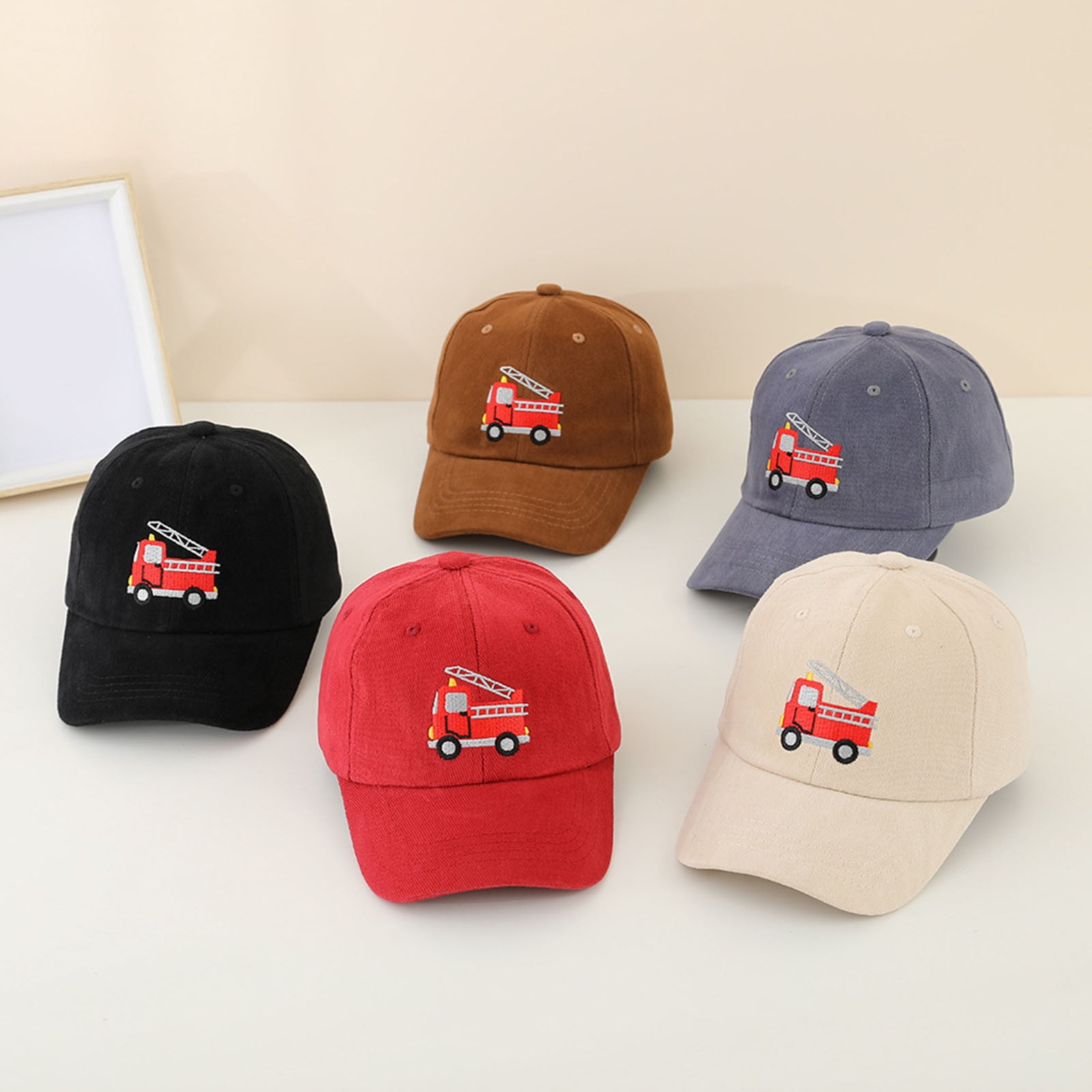 Kids Baseball Hats for Summer Toddler Baseball Cap Cute Embroidery Kids ...