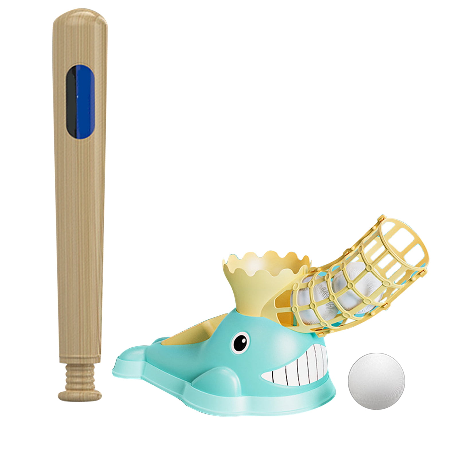 Kids Baseball Pitching Machine Foot Ejection Automatic Pitching Machine ...