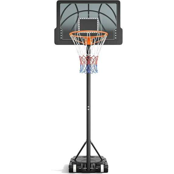 Kids Basketball Hoop, 3.6-7 FT Height Easy Adjustable, Portable ...