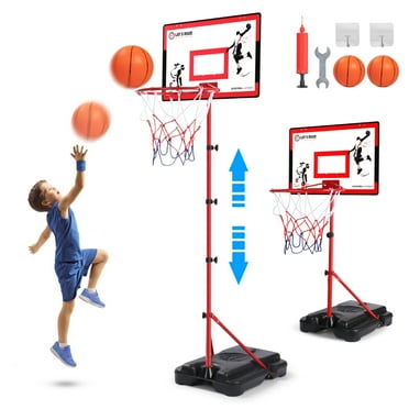 Little Tikes Adjust 'n Jam Pro: Adjustable Hoop & Net for Kid's Play ...