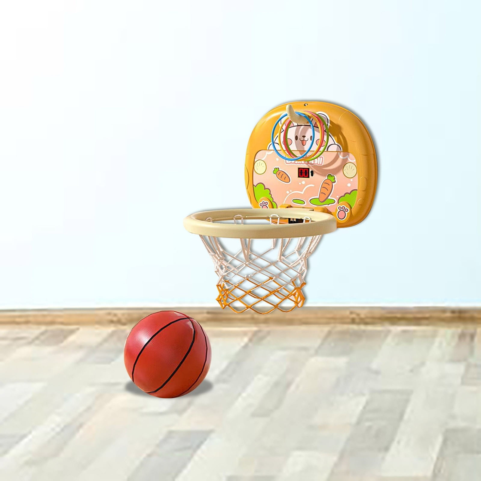 Kids Basketball Hoop for 1-3 Years Boys Adjustable Height Plastic ...