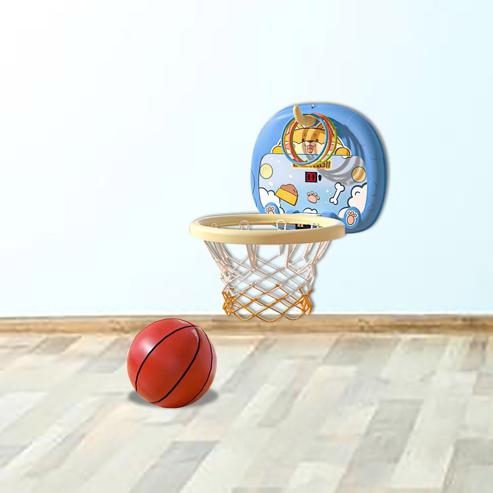 Kids Basketball Hoop for 1-3 Years Boys Adjustable Height Plastic ...