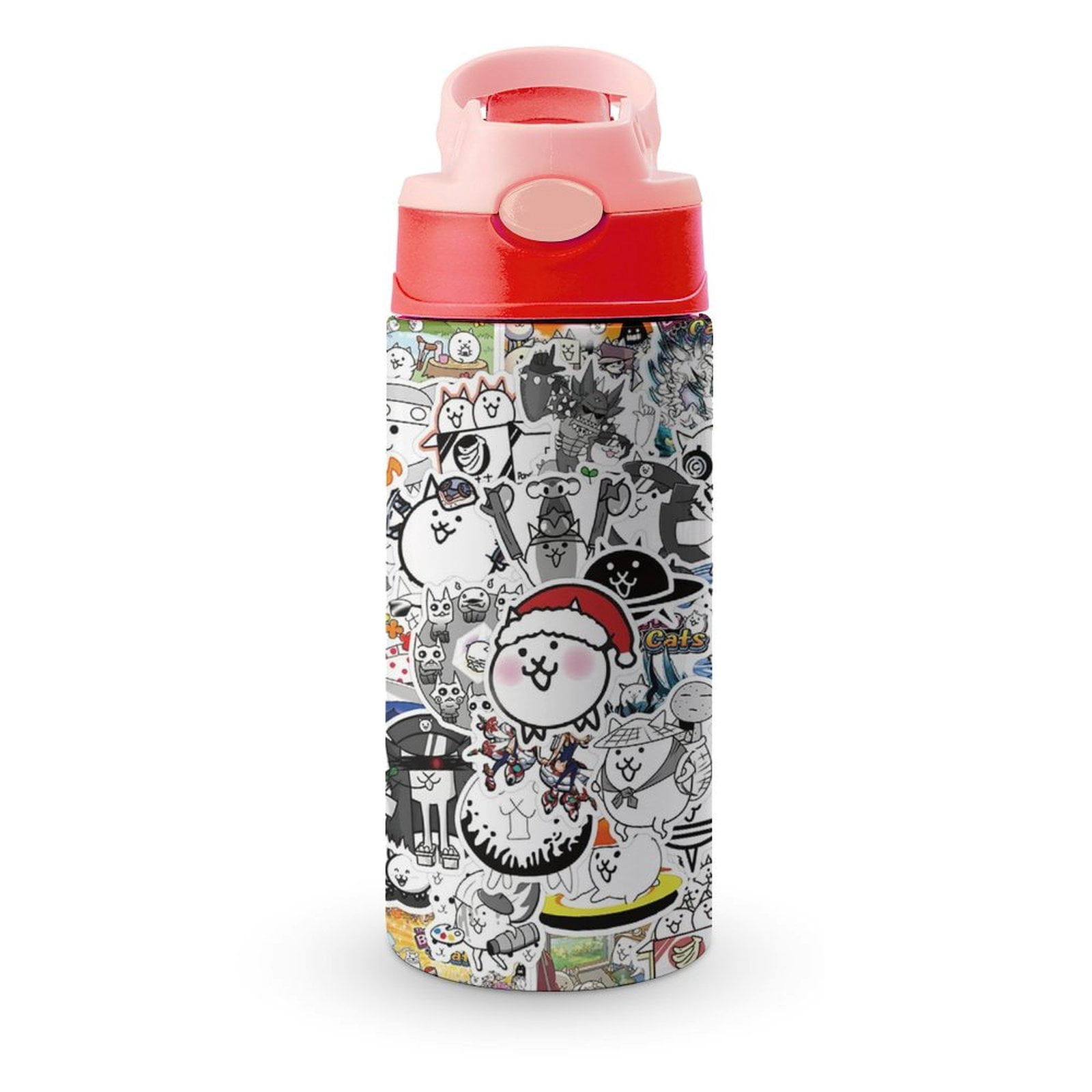 Kids Bat-tle Cats Water Bottle Insulated Stainless Steel Water Bottles ...