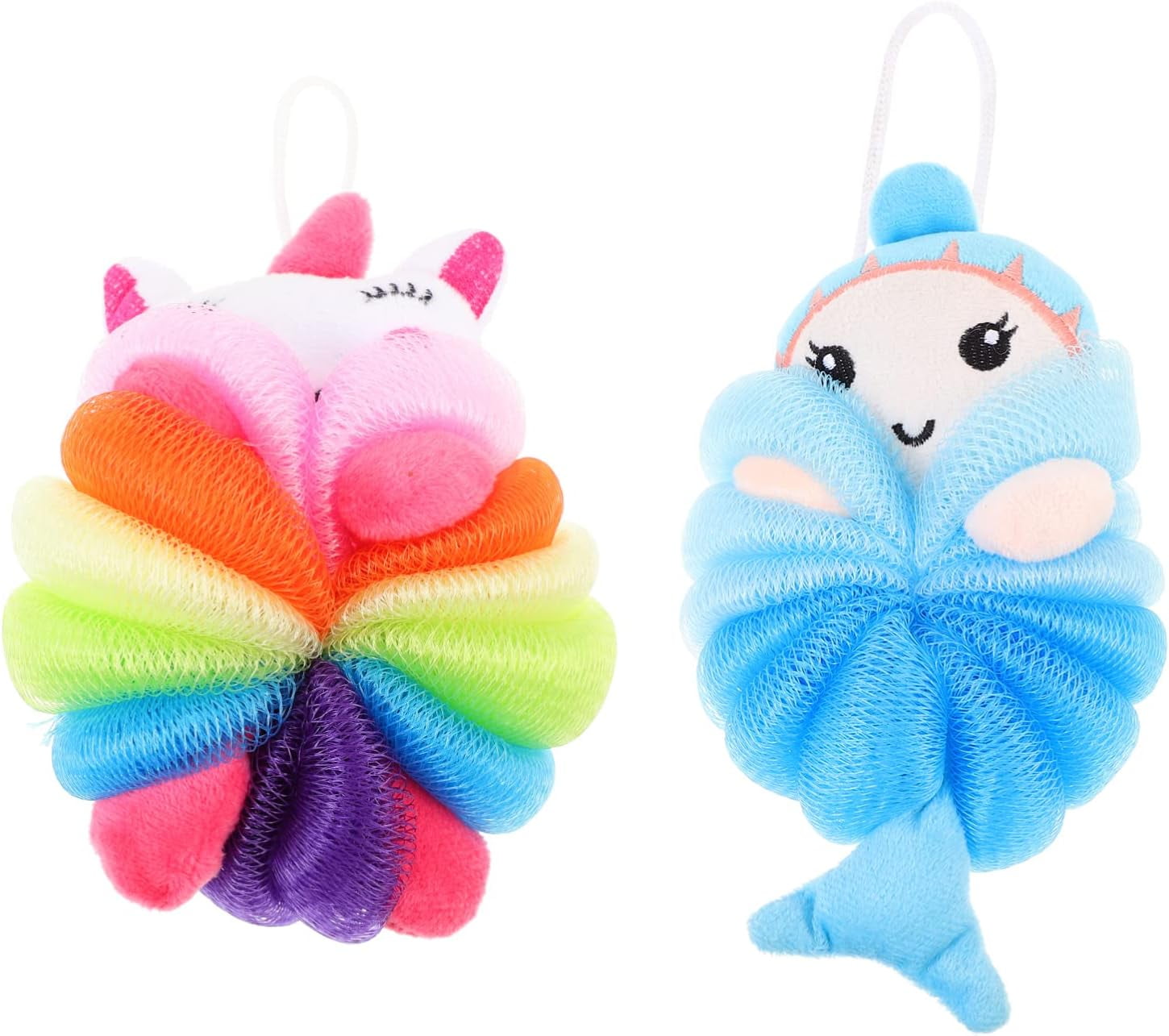 2pcs Massaging Style Foaming Home Sponges Exfoliator Exfoliating Sponge ...