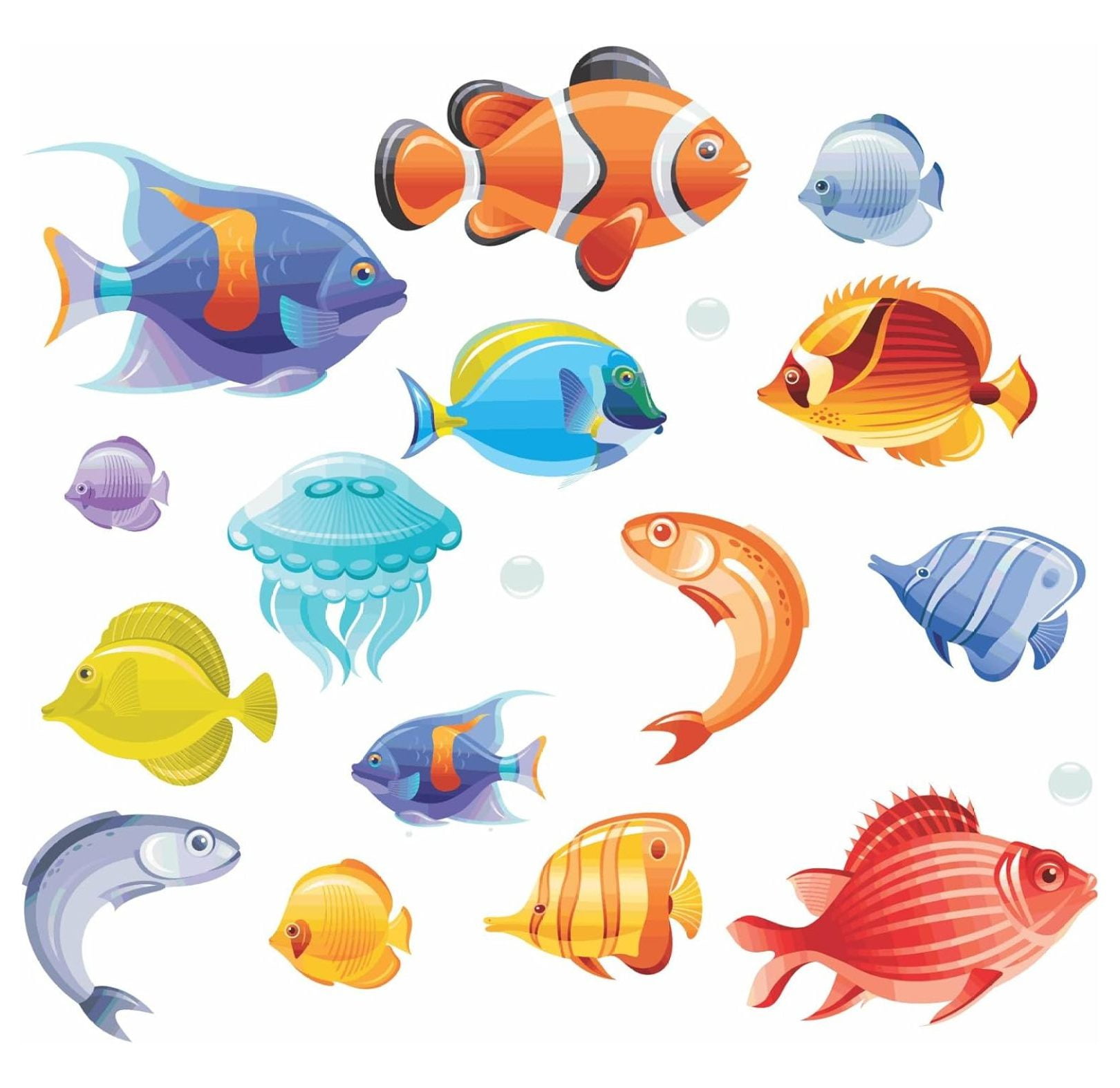 Kids Bathroom Tile - Window - Shower Door or Screen Decorative Tropical ...