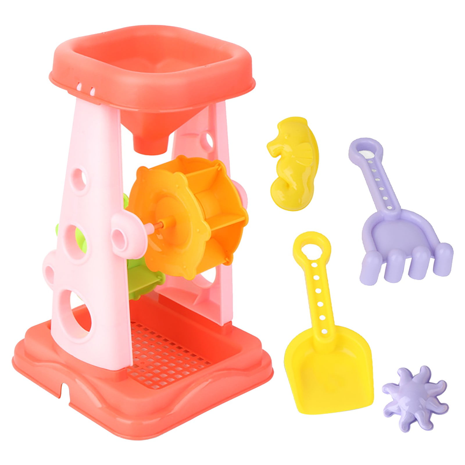 Kids Beach Sand Toys Set Sand Water Wheel Beach Beach Shovel Sandbox ...