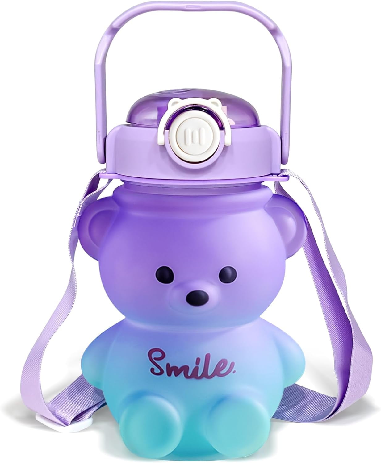 Kids Bear Water Bottle, 32oz Cute Water Bottles for Girls, Kids Water ...