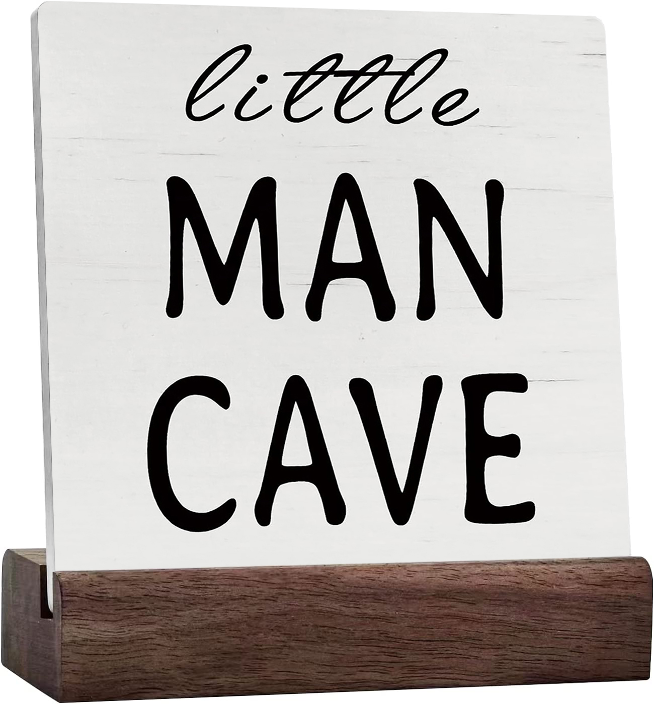 Kids Bedroom Decor Ceramic Desk Sign, Little Man Cave Room Sign ...