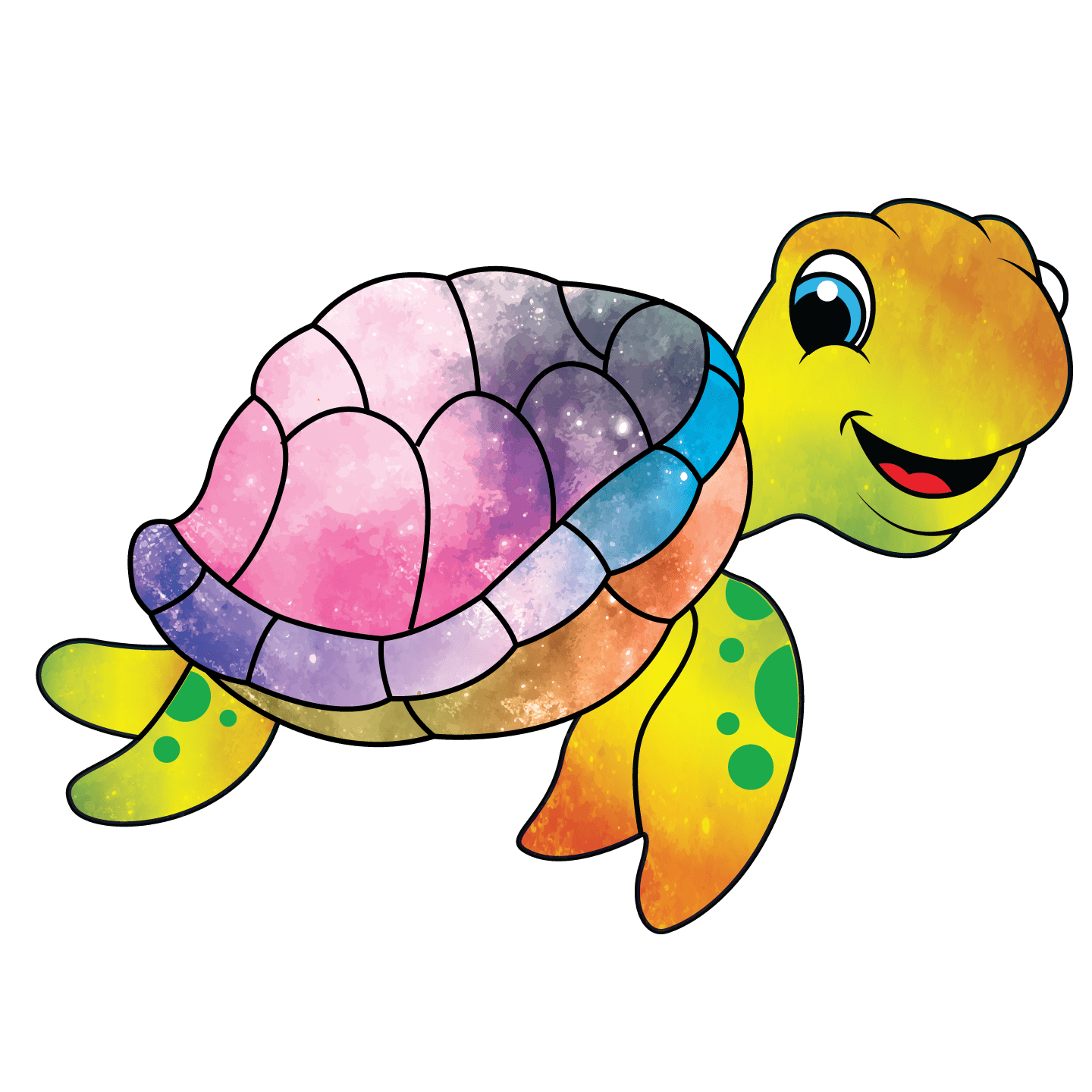 Kids Bedroom Living Room Vinyl Tortoise Decor Marine Reptile Ectotherms ...