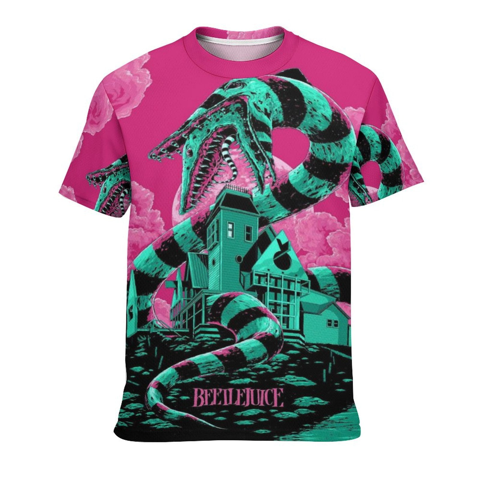 Kids Beetlejuice T Shirts Cartoon Shirts 3D Printed Summer Short ...