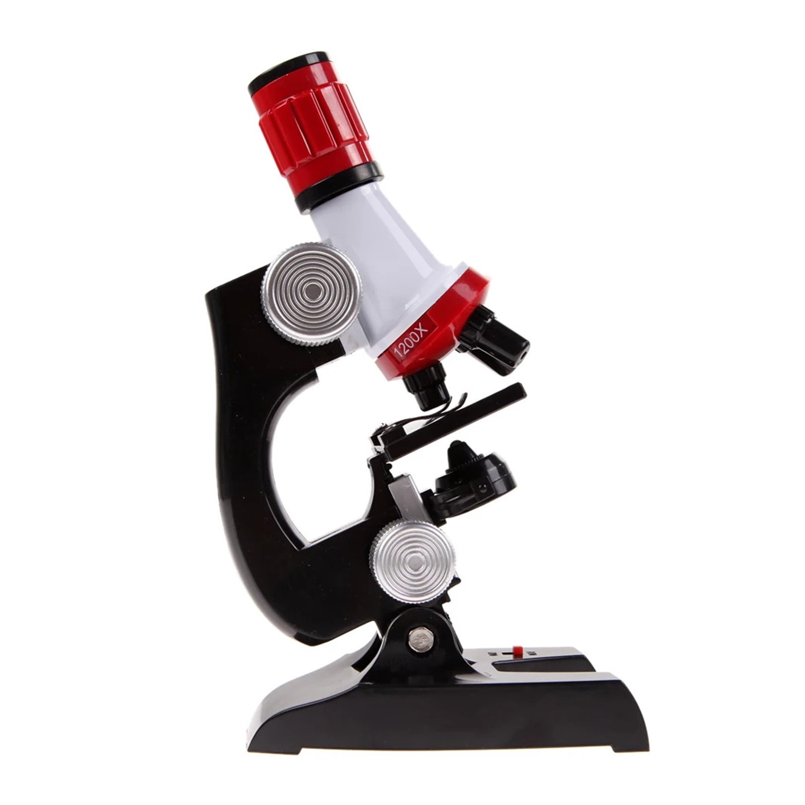 Kids Beginner Desktop Microscope - 100-1200X Magnification, Battery ...