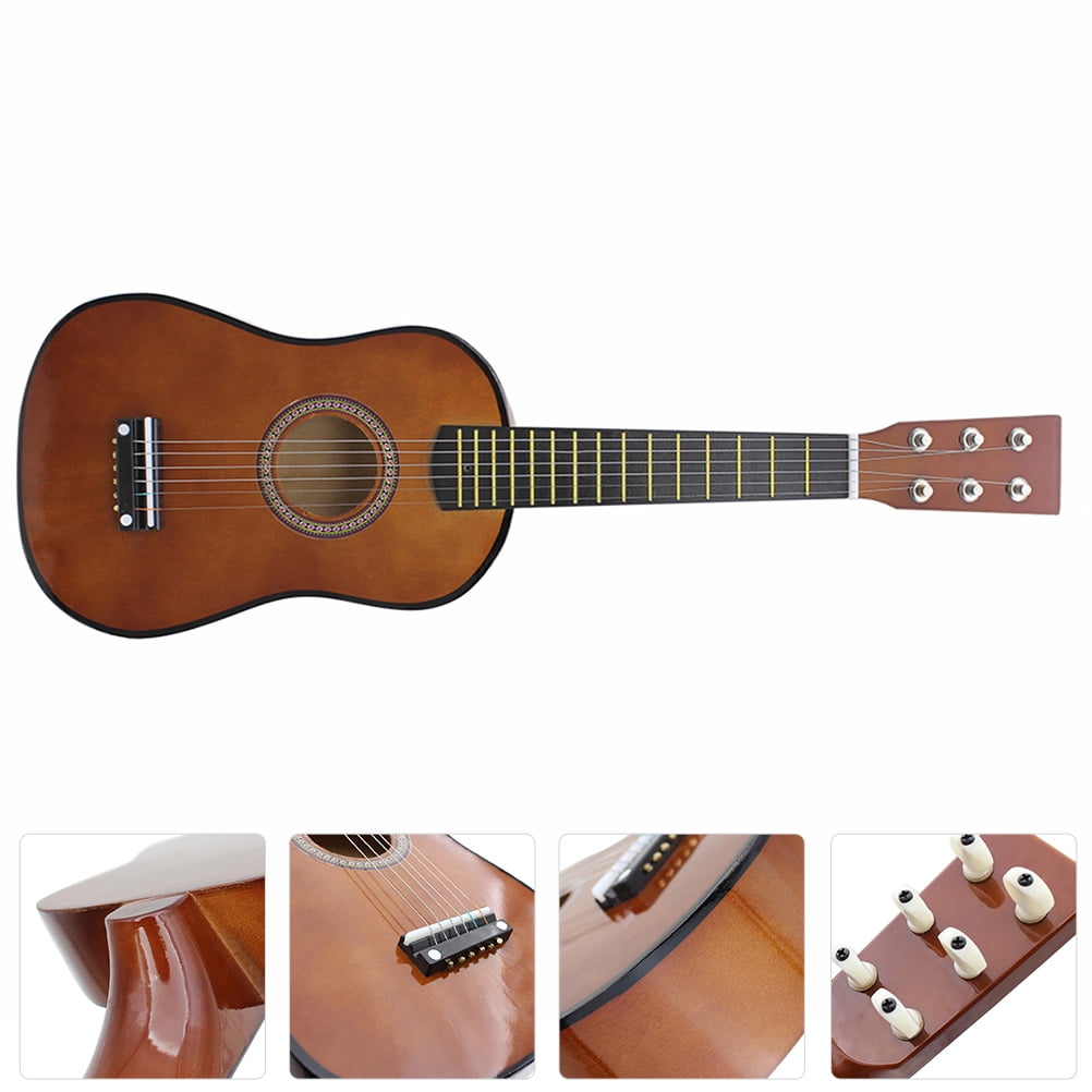 Kids Beginner Guitar 23 Inch Guitar 6 String Vintage Style Acoustic ...