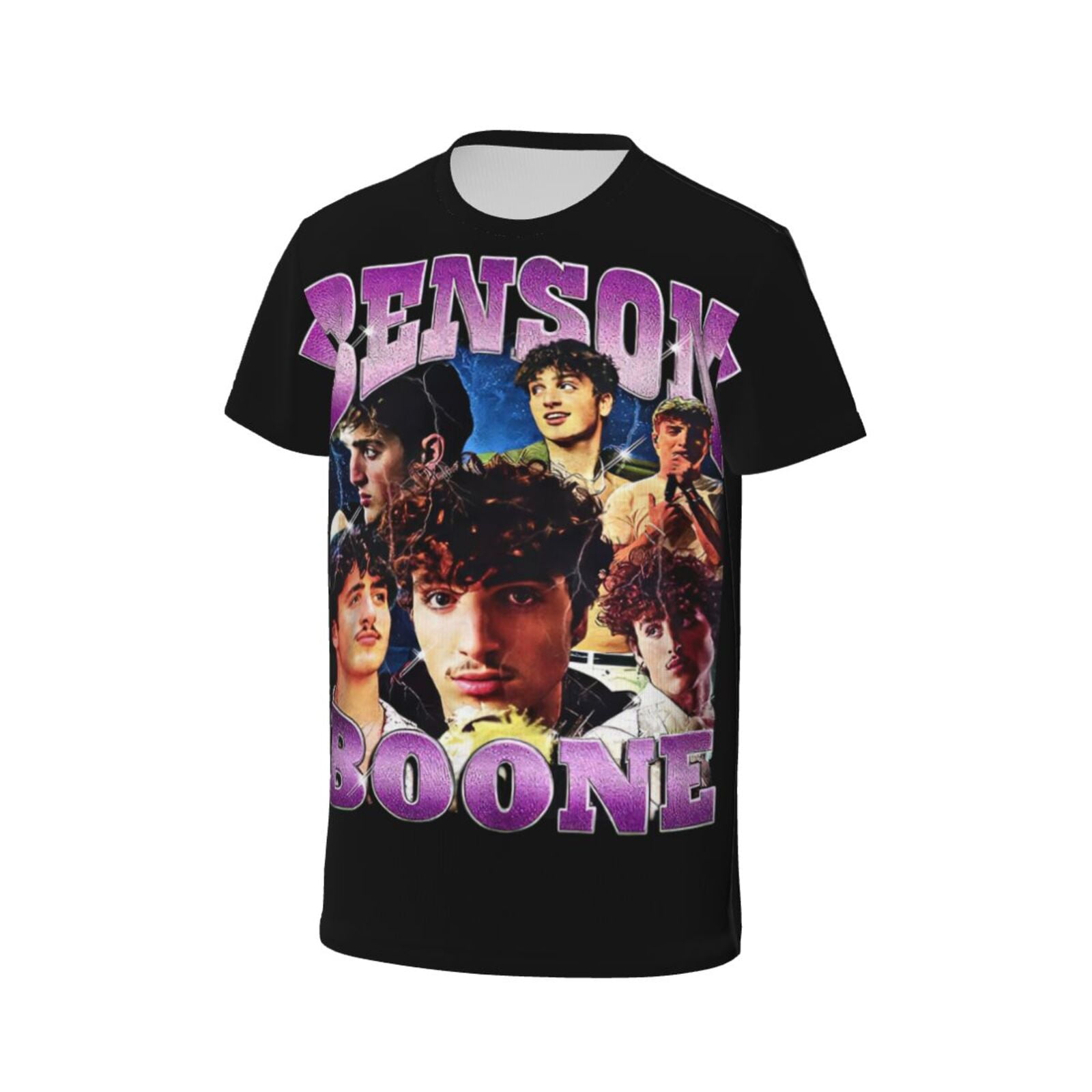 Kids Benson Boone Graphic Tees Funny Cartoon 3D Print Short Sleeve T ...