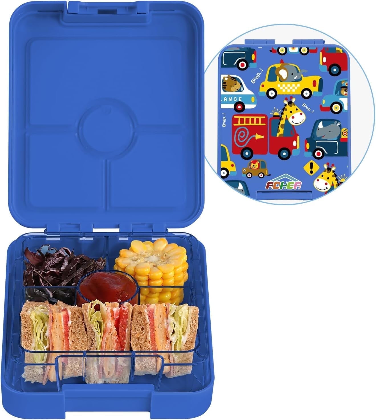 Bento Boxes Lunch Box for School, Leak-Proof Small Bento Box 4 ...