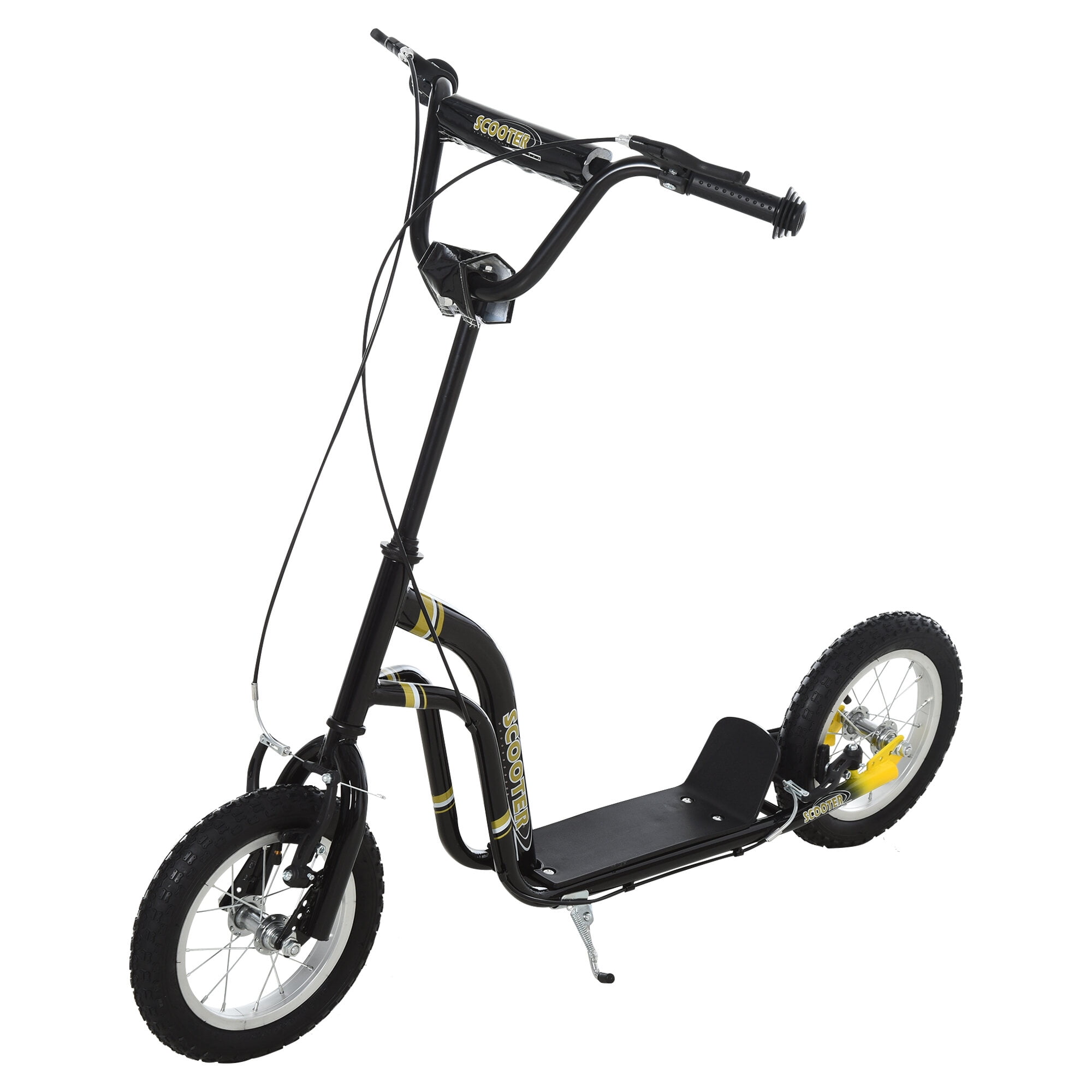 Kids Bike Aosom Youth Scooter Front and Rear Caliper Dual Brakes 12 ...