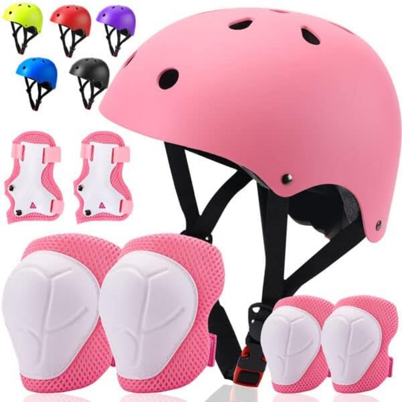 Kids Bike Helmet Toddler Helmet Kids Sport Protective Gear Set Boy Girl ...