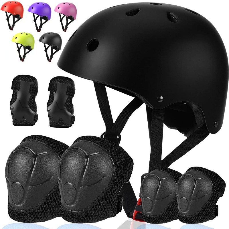 Kids Bike Helmet Toddler Helmet Kids Sport Protective Gear Set Boy Girl ...
