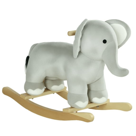 Kids Bike Qaba Rocking Horse, Kids Rocking Animal, Elephant Rocker with ...