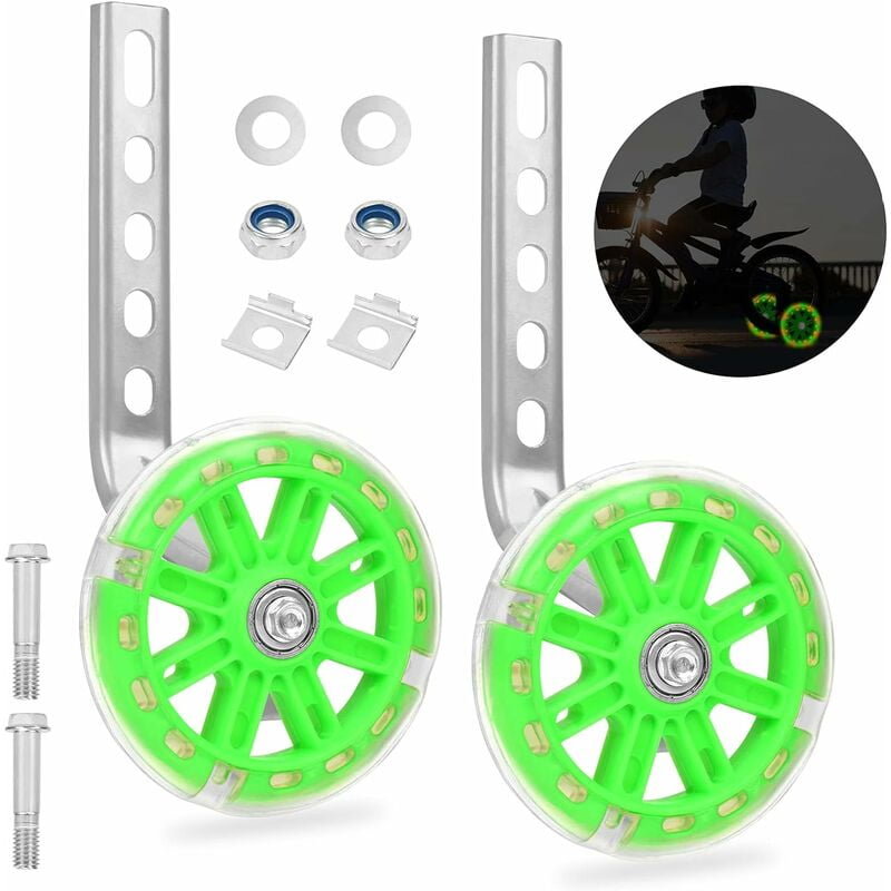 Kids Bike Support Wheels, Bike Auxiliary Wheel, Kids Auxiliary Wheels, Training Wheels ...