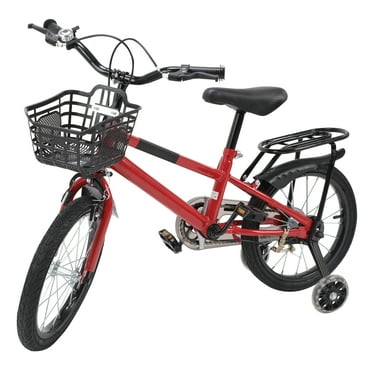 "Micargi 16"" Bicycle for Girls, Kids Bike with Basket & Training ...