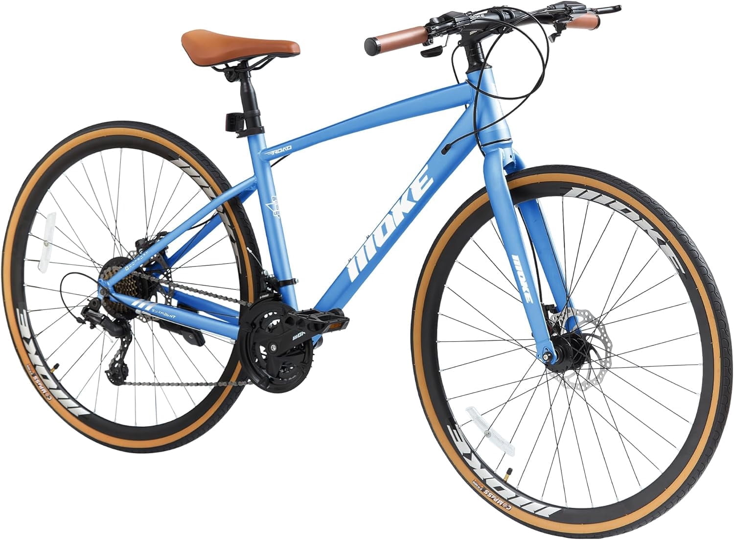 Hybrid Bike for Adults, Akaber 24-Speed 700C Road Bike for Men ...