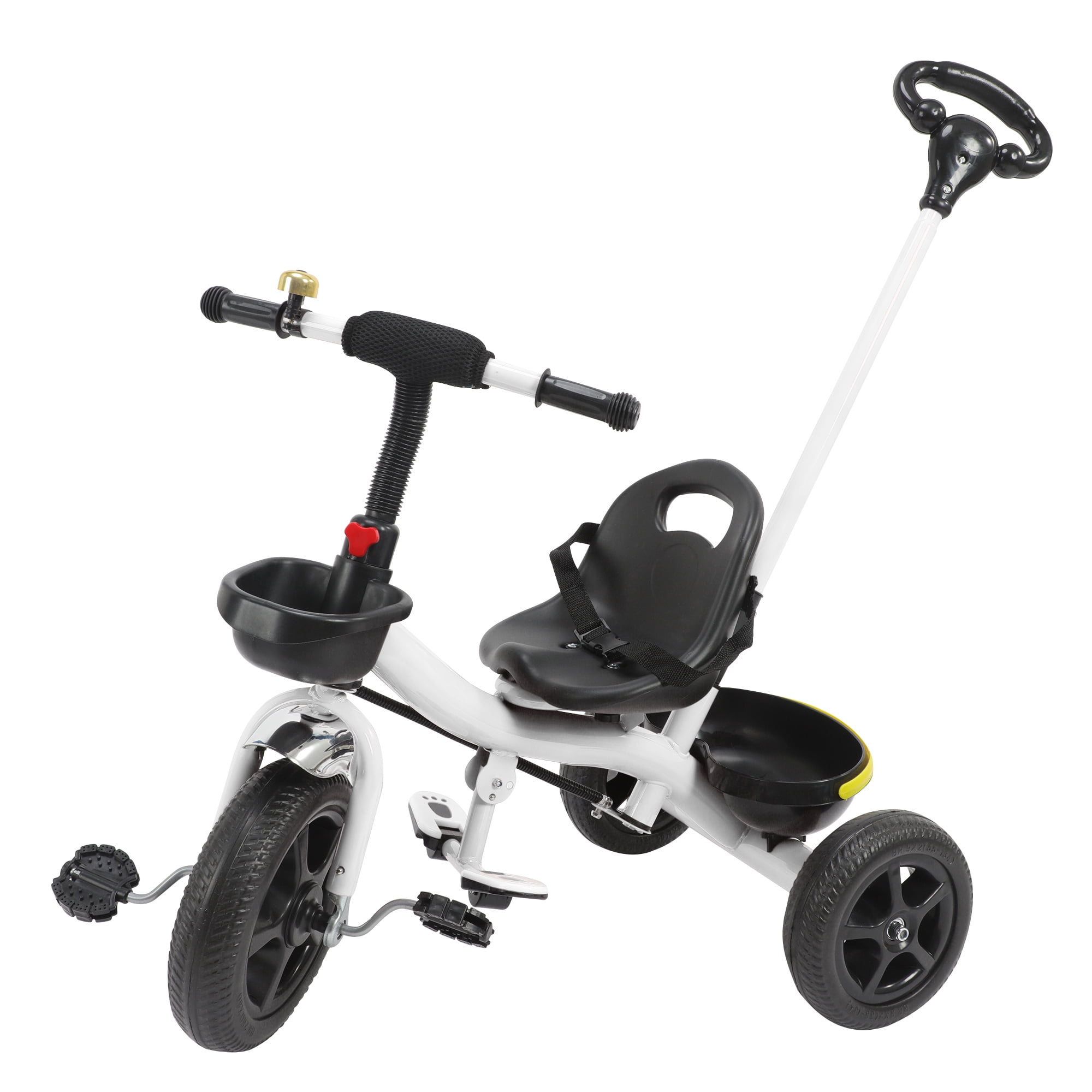 Kids Bike with Push Handle for Kids, 4-in-1 Trikes Tricycle with ...