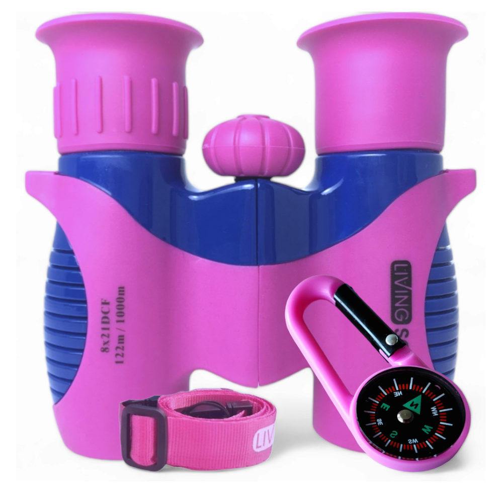 2 Pack Kids Binoculars Gifts for 3-12 Years Boys Girls 4x30 High ...