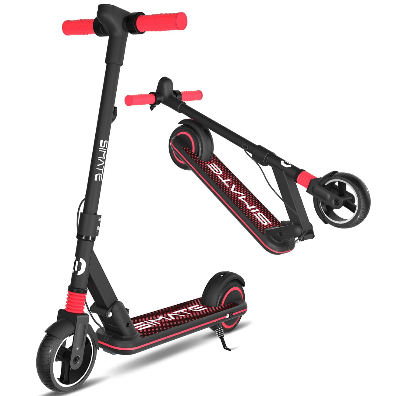Ltmate Kids Black Electric Scooter, Foldable, LED Display, 130W Motor ...