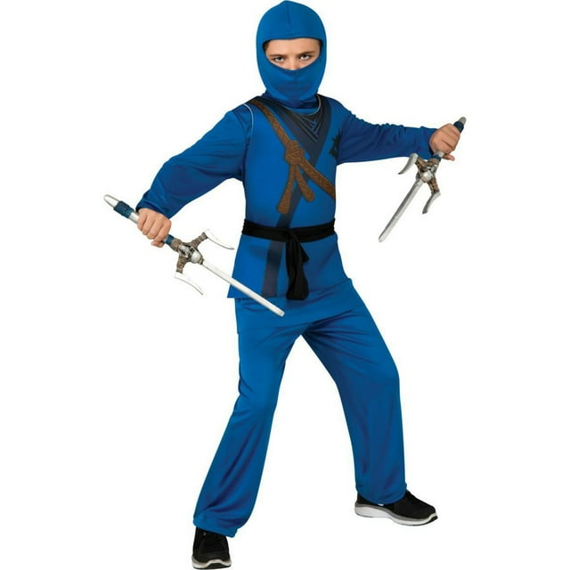 Kids Blue Ninja Child Costume - Walmart.com
