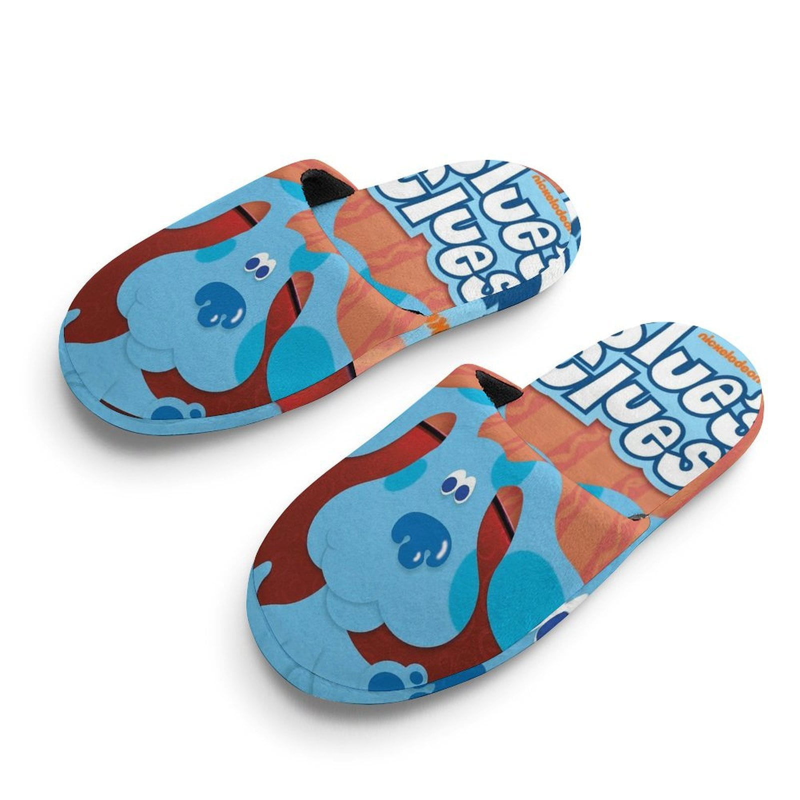 Kids Blue'S Clues Slippers Boys Girls Non-Slip Fuzzy House Slippers ...
