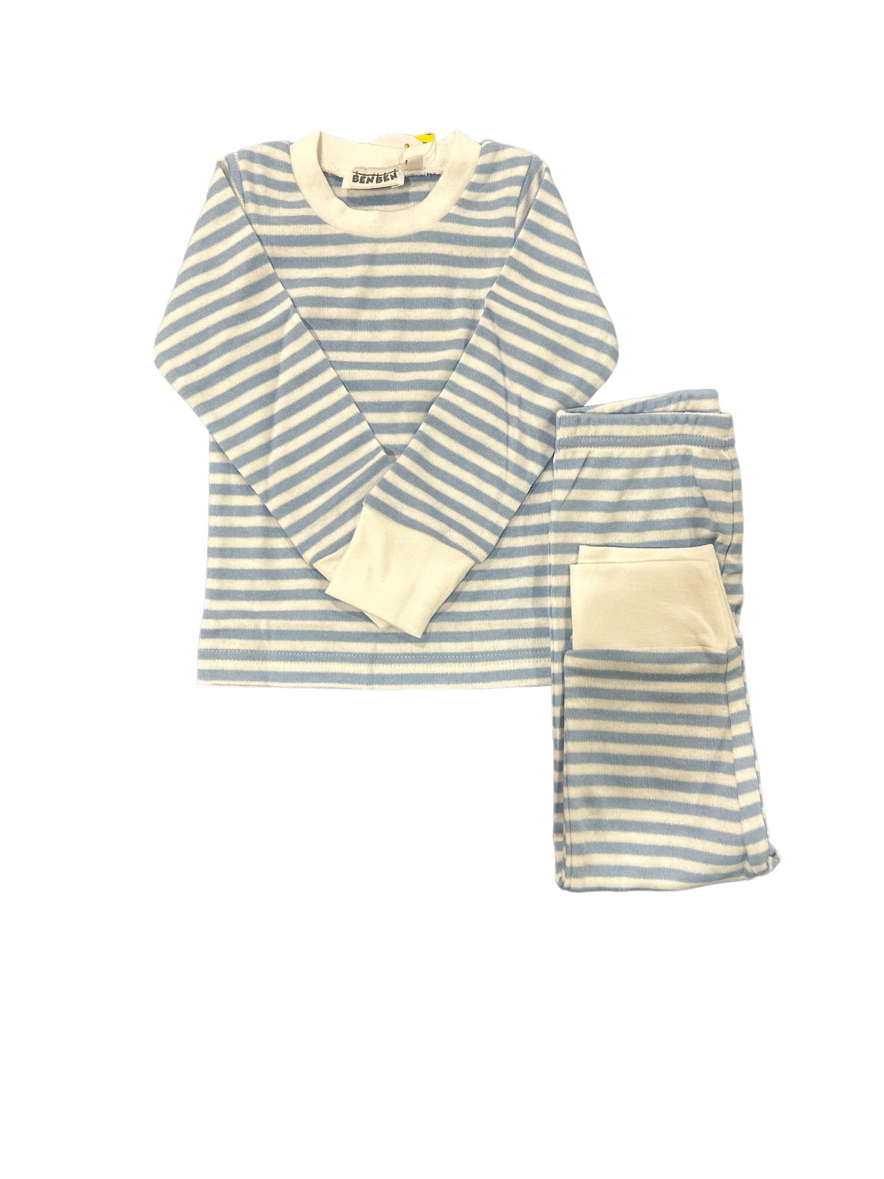Kids Blue Stripes Pajamas - Walmart.com