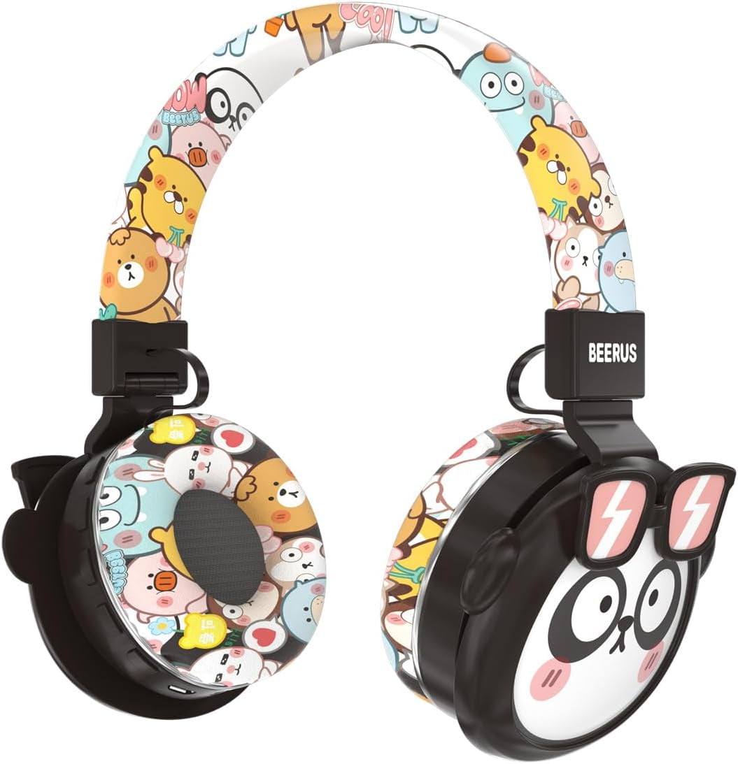 Kids Bluetooth Headphones, 85dB Volume Limit, Ultra-Soft Over-Ear ...