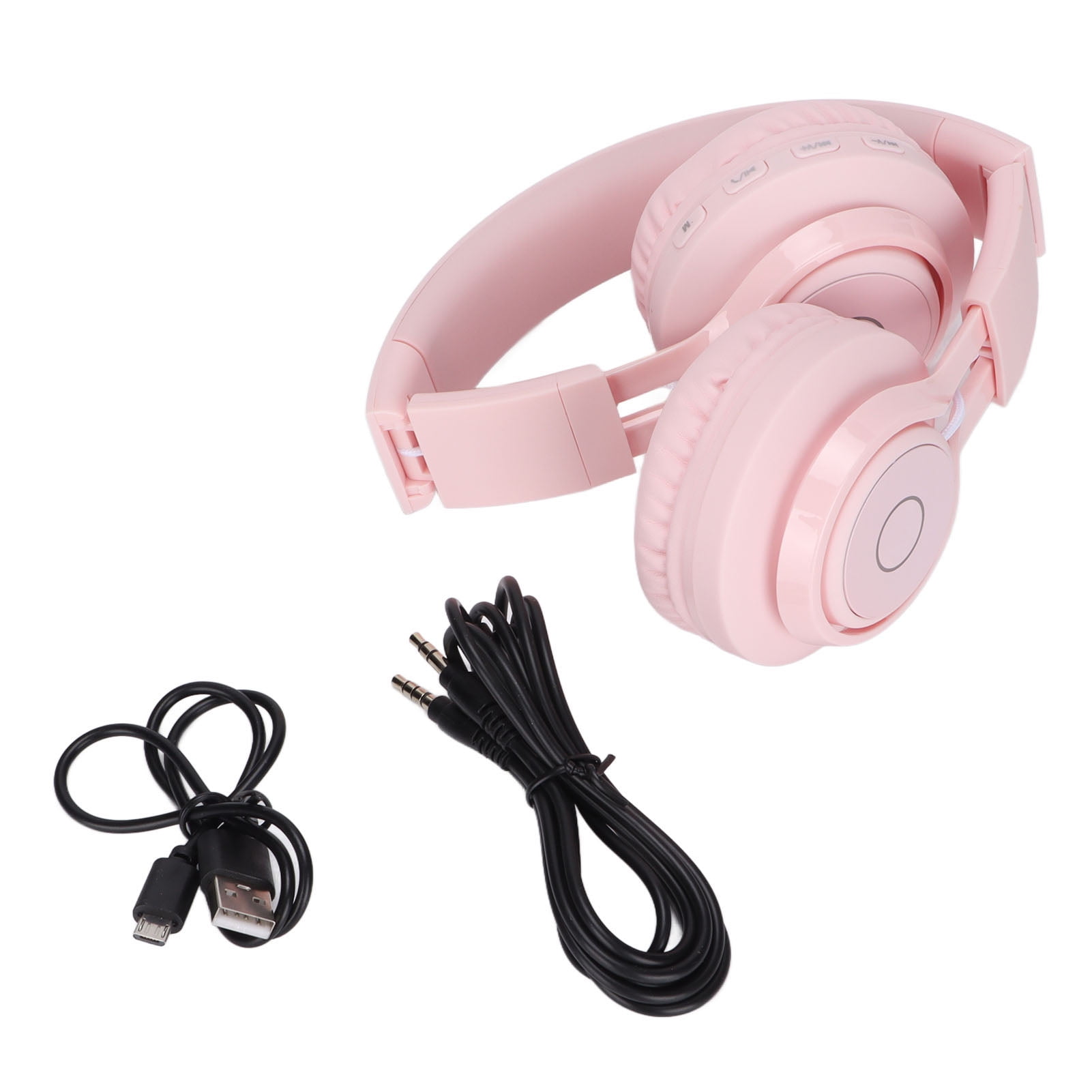 Kids Bluetooth Headphones Foldable Ajustable RGB Colorful Light Headset ...