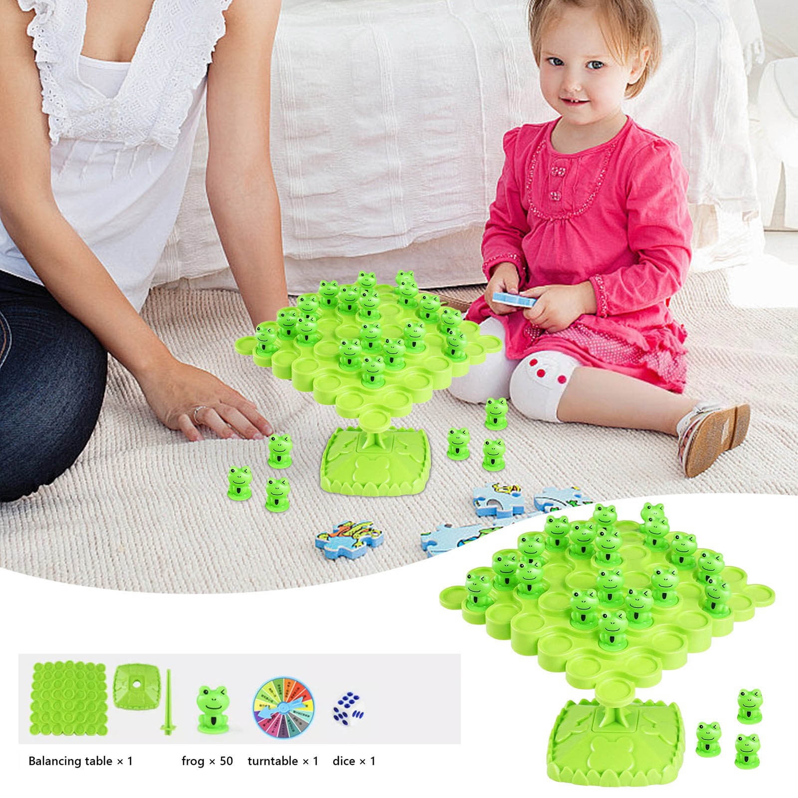 Kids Board Games Set | Double Interactive Tabletop Puzzle Toys for ...