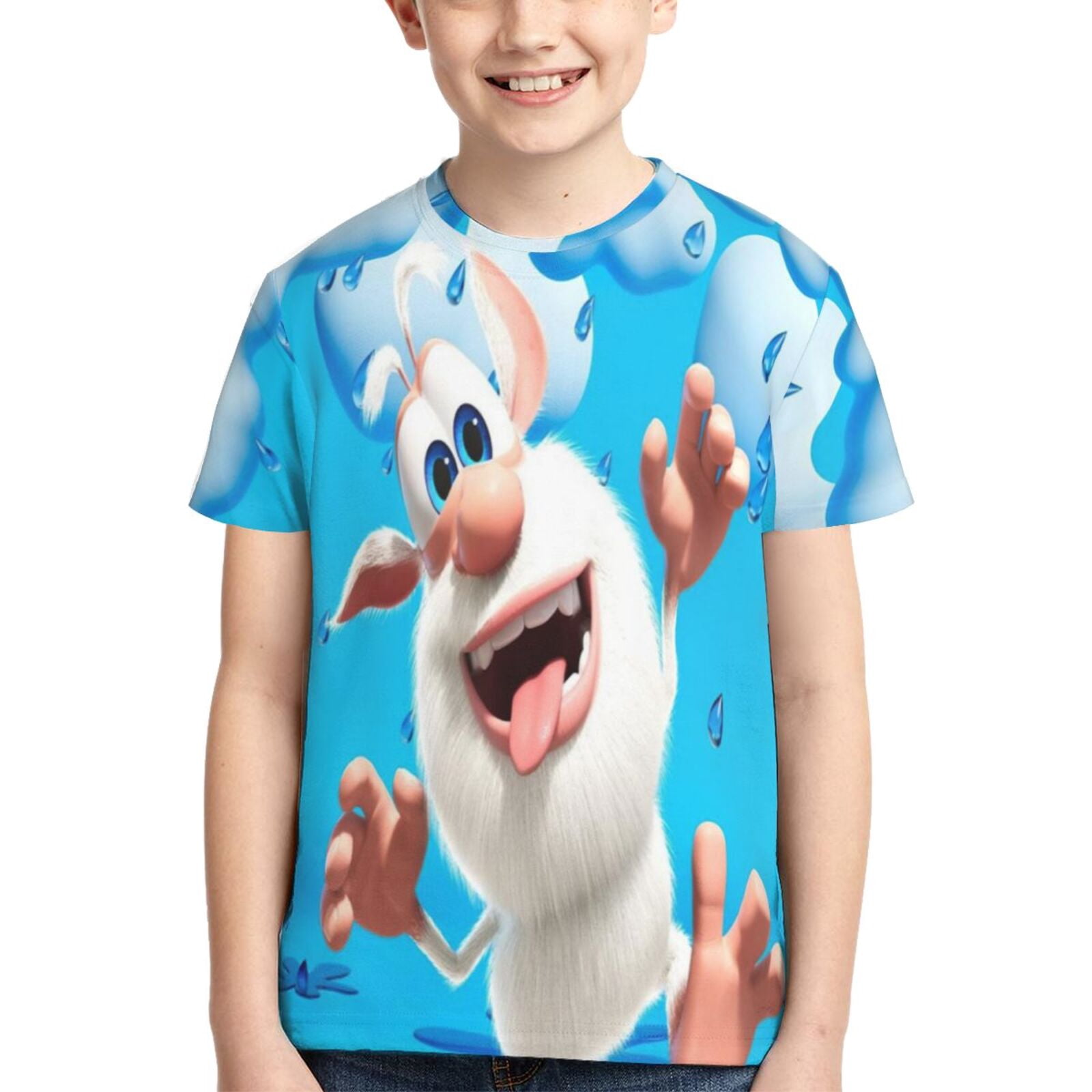 Kids Boo-Ba Shirts Anime T-Shirt Novelty 3d Printed Short Sleeve ...